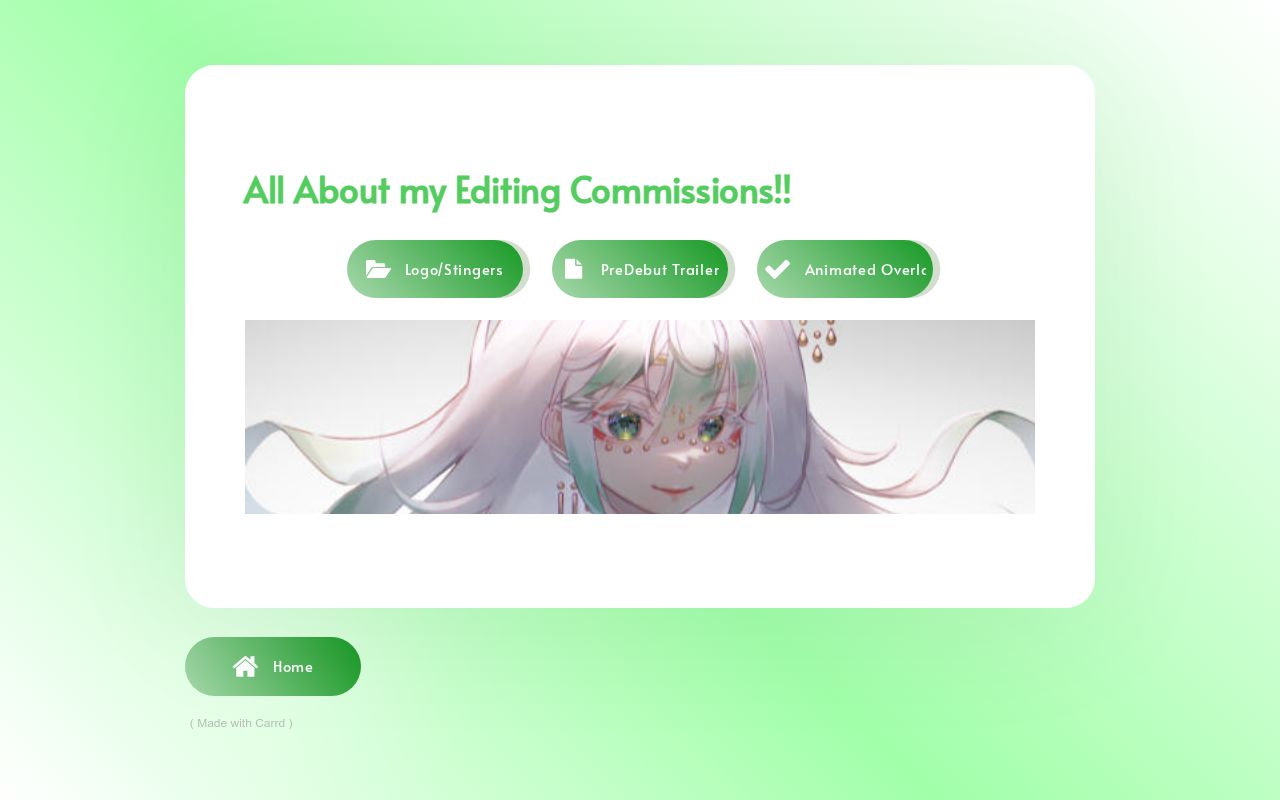 All About my Editing Commissions!!